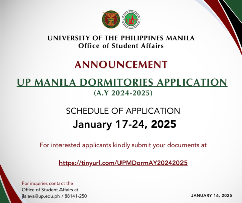 UPM Dormitories Application | UPM OSA